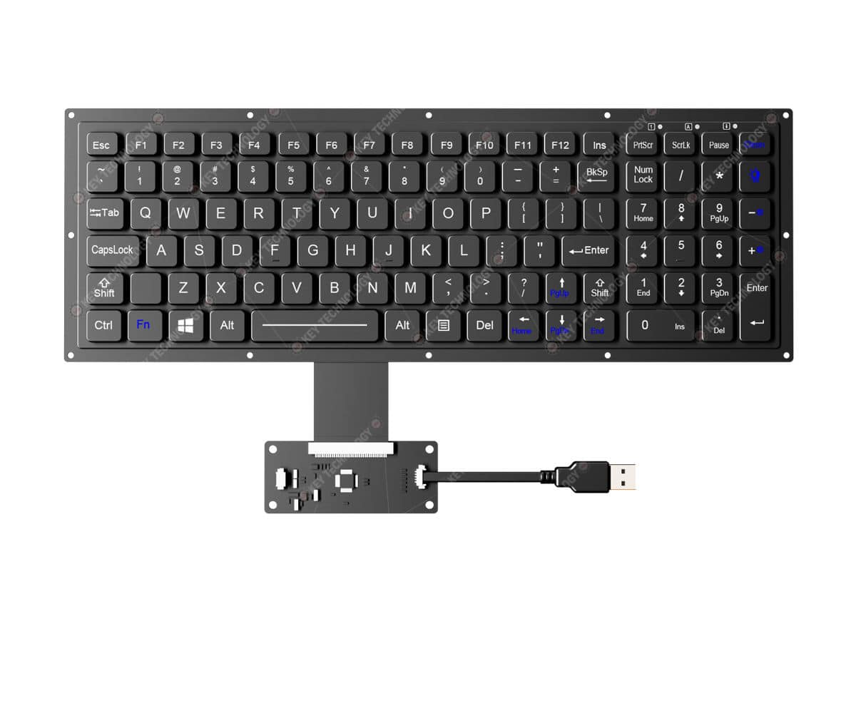 Teclado empotrable - K-TEK-M340KP-FN-BL-FC-KC-ML - Key Technology China ...