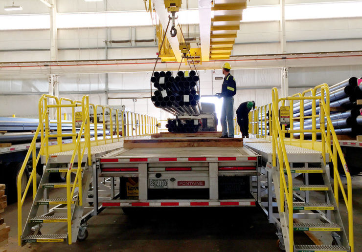 Plataforma de carga - Safe Rack - móvil / para camión / con barandilla ...