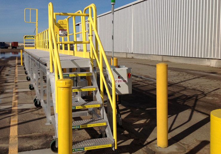 Plataforma de carga - Safe Rack - móvil / para camión / con barandilla ...
