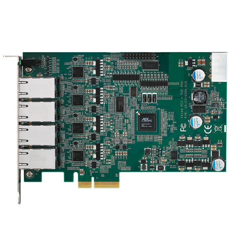 Tarjeta de red PCI Express - PE-1004 - Vecow Co., Ltd. - Gigabit ...