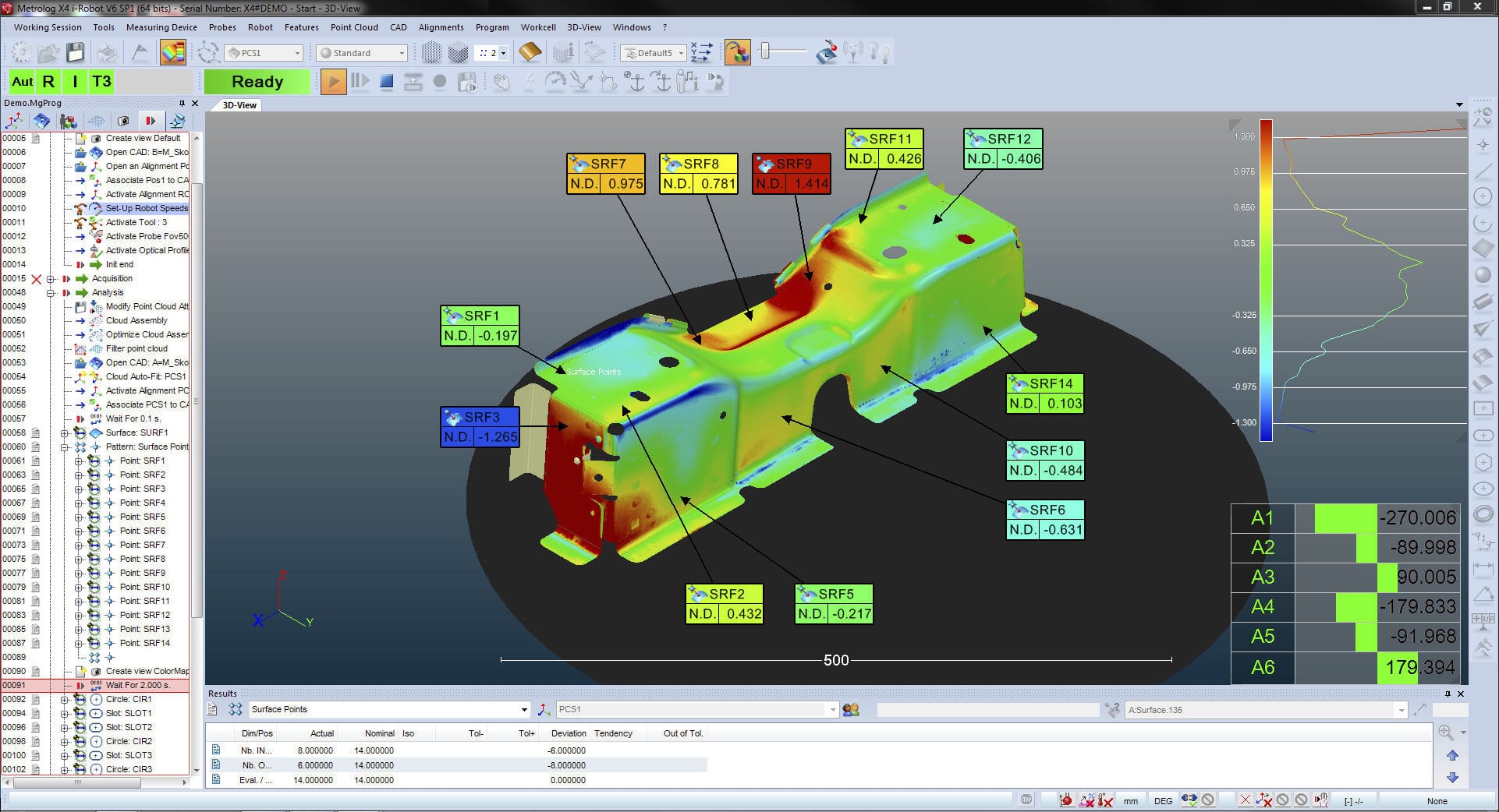 Software simulación de movimientos - Metrolog X4 i-Robot - Metrologic ...