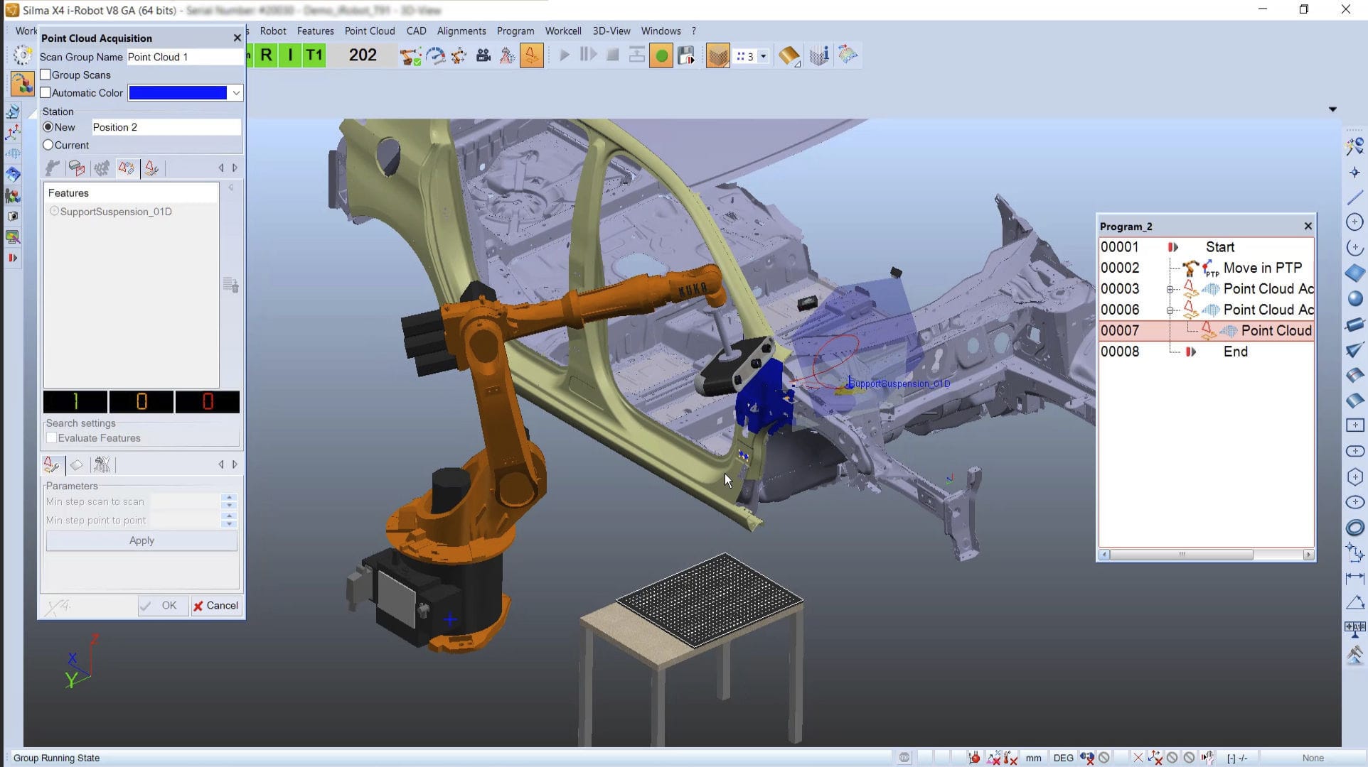 Software simulación de movimientos - Metrolog X4 i-Robot - Metrologic ...