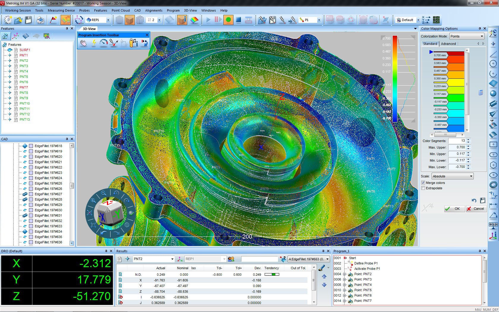Software de metrología / de análisis de mediciones dimensionales ...