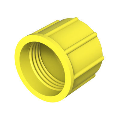 Capuchón roscado - DCROA - ISC PLASTIC PARTS - redondo / de NBR / de PEHD