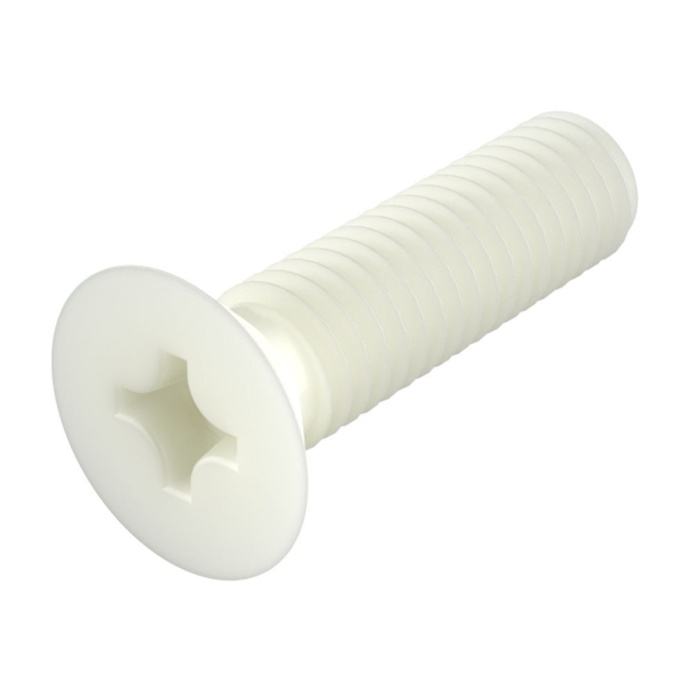Tornillo de cabeza plana - MTBAP - ISC PLASTIC PARTS - de estrella / de nailon / de PVDF