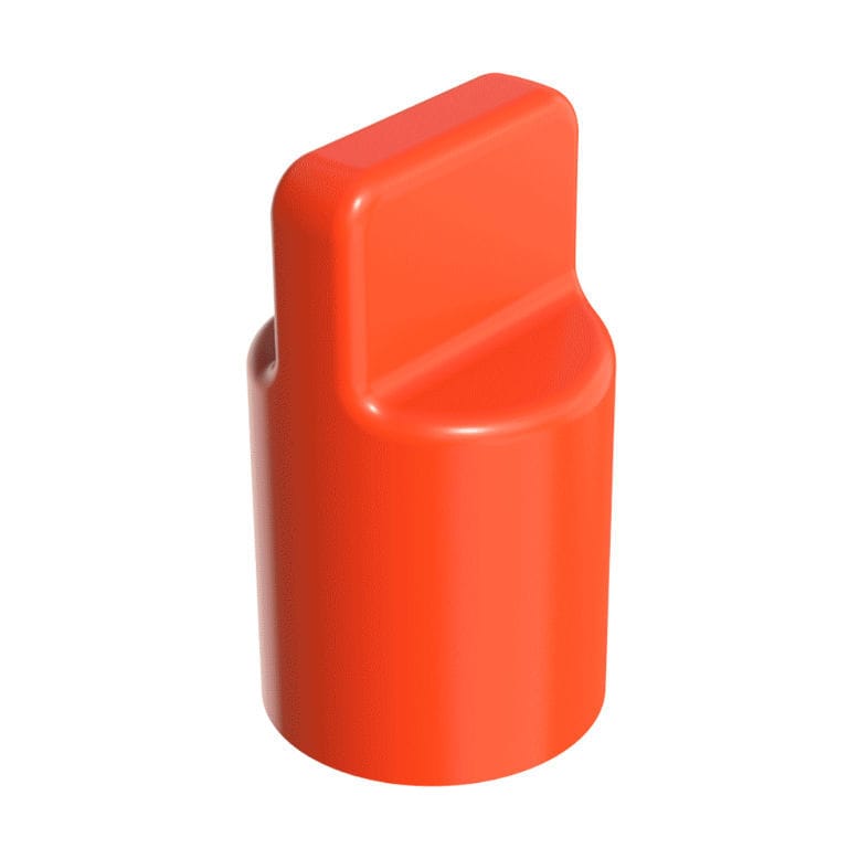 Capuchón cilíndrico - VCRI - ISC PLASTIC PARTS - de PVC / moldeado