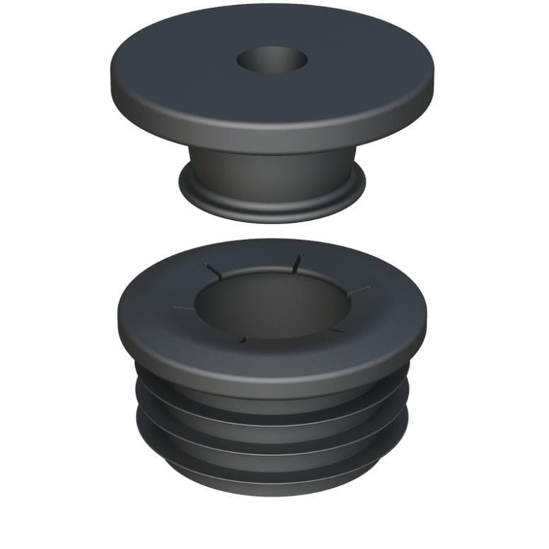 Capuchón de extremo press fit - LIOP - ISC PLASTIC PARTS - redondo / de ...