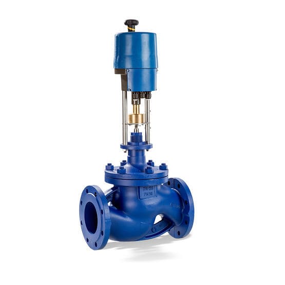 Válvula de pistón - BOA-CVE H - KSB - con control neumático / de ...