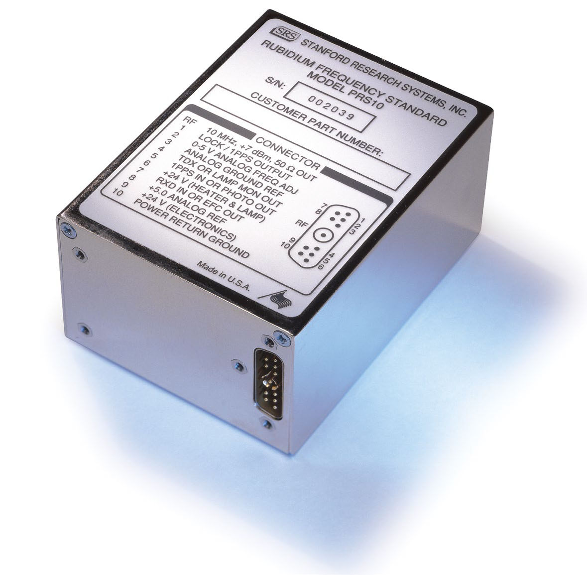 Oscilador de cuarzo - PRS10 - Stanford Research Systems - electrónico / con conector / a cristal ...