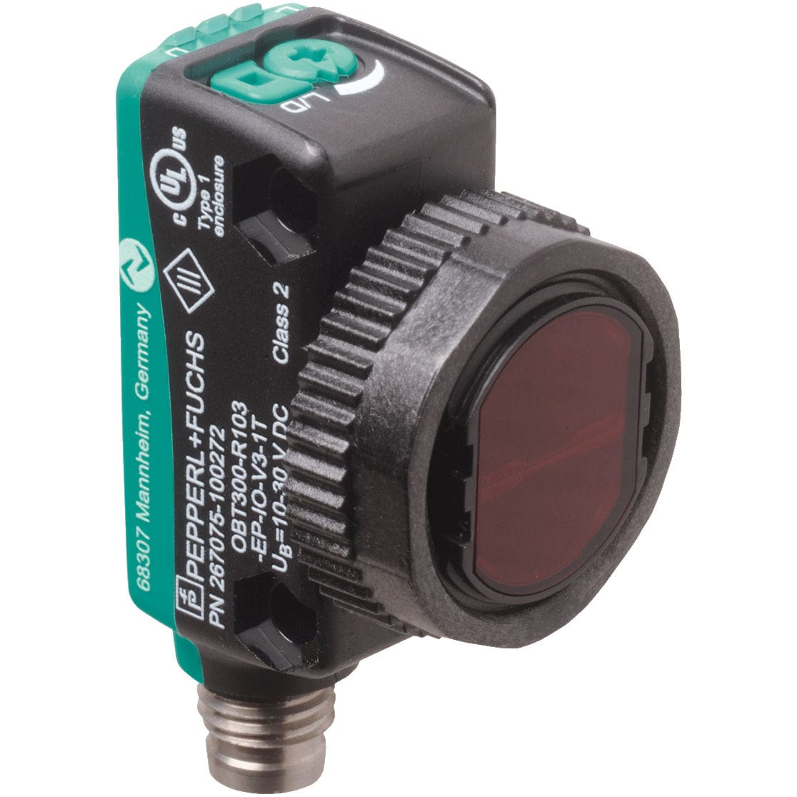 Sensor fotoeléctrico de reflexión directa - R10x series - Pepperl+Fuchs AG - rectangular / láser