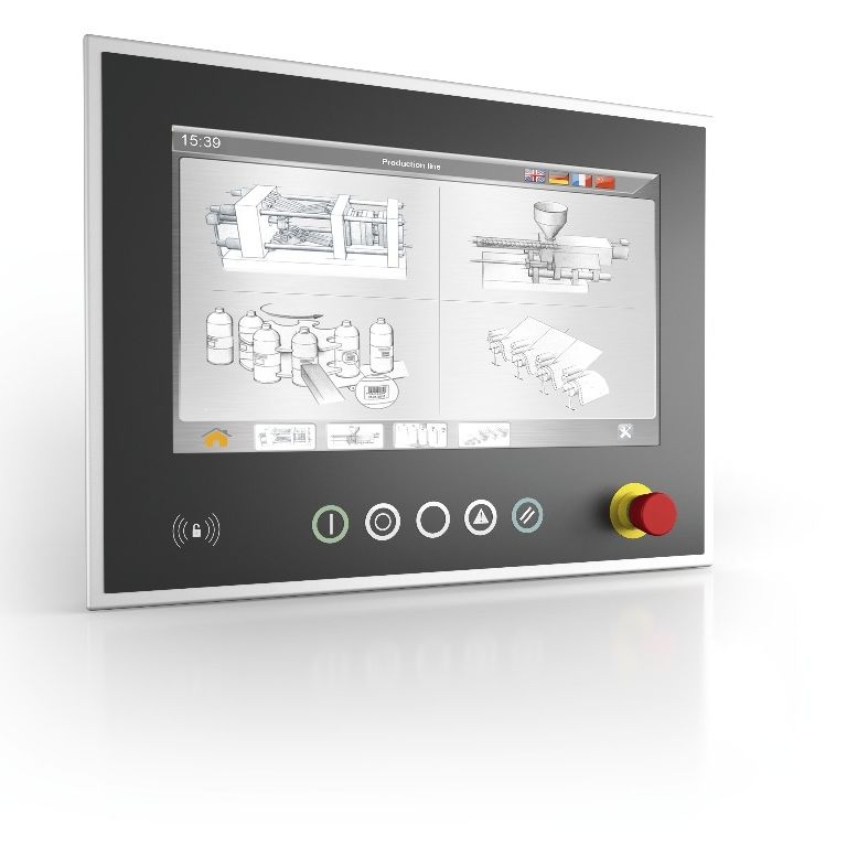 HMI de acero inoxidable - B&R Industrie-Elektronik - con pantalla ...
