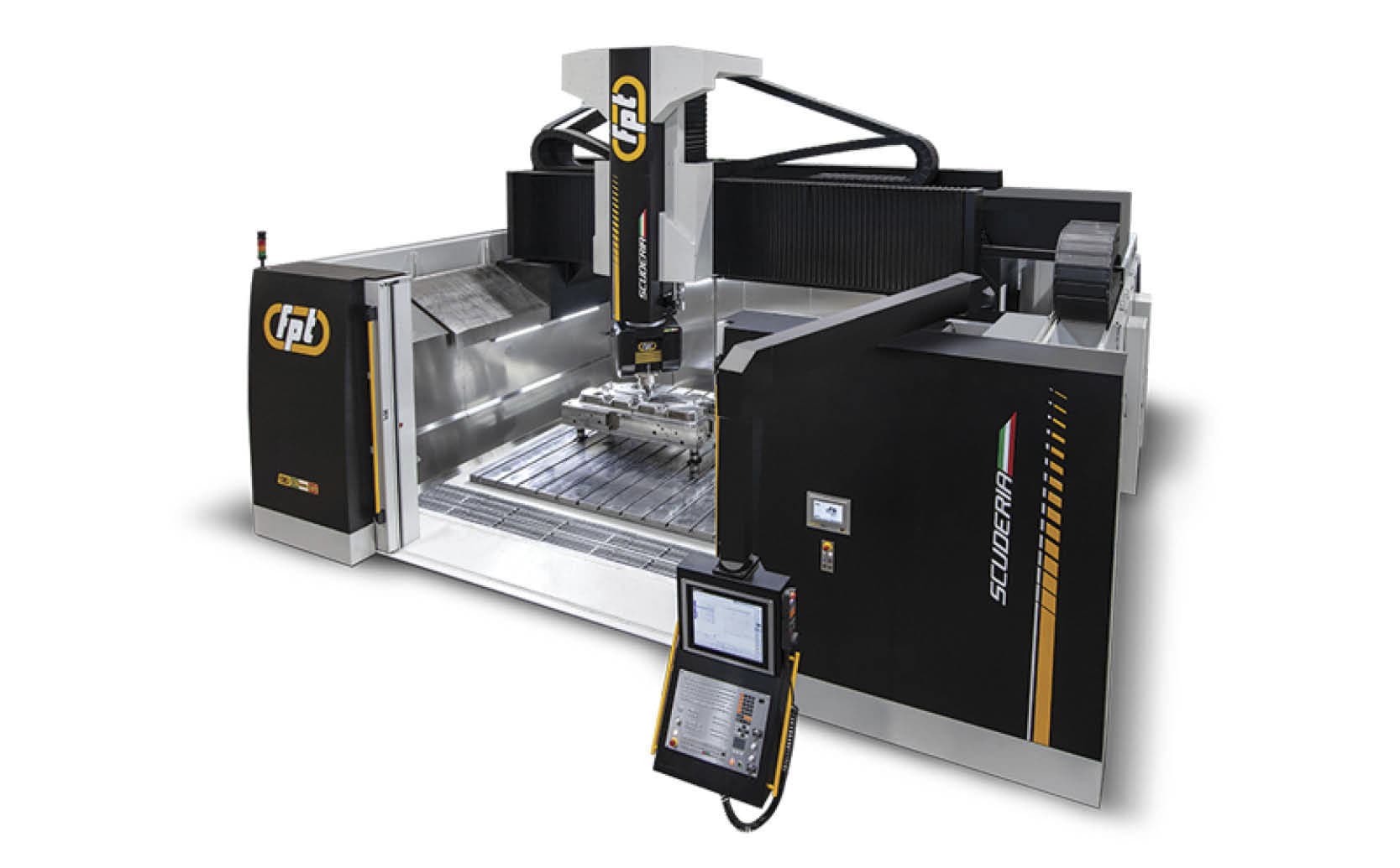 Fresadora CNC 5 ejes - SCUDERIA - FPT INDUSTRIE - vertical / de pórtico ...