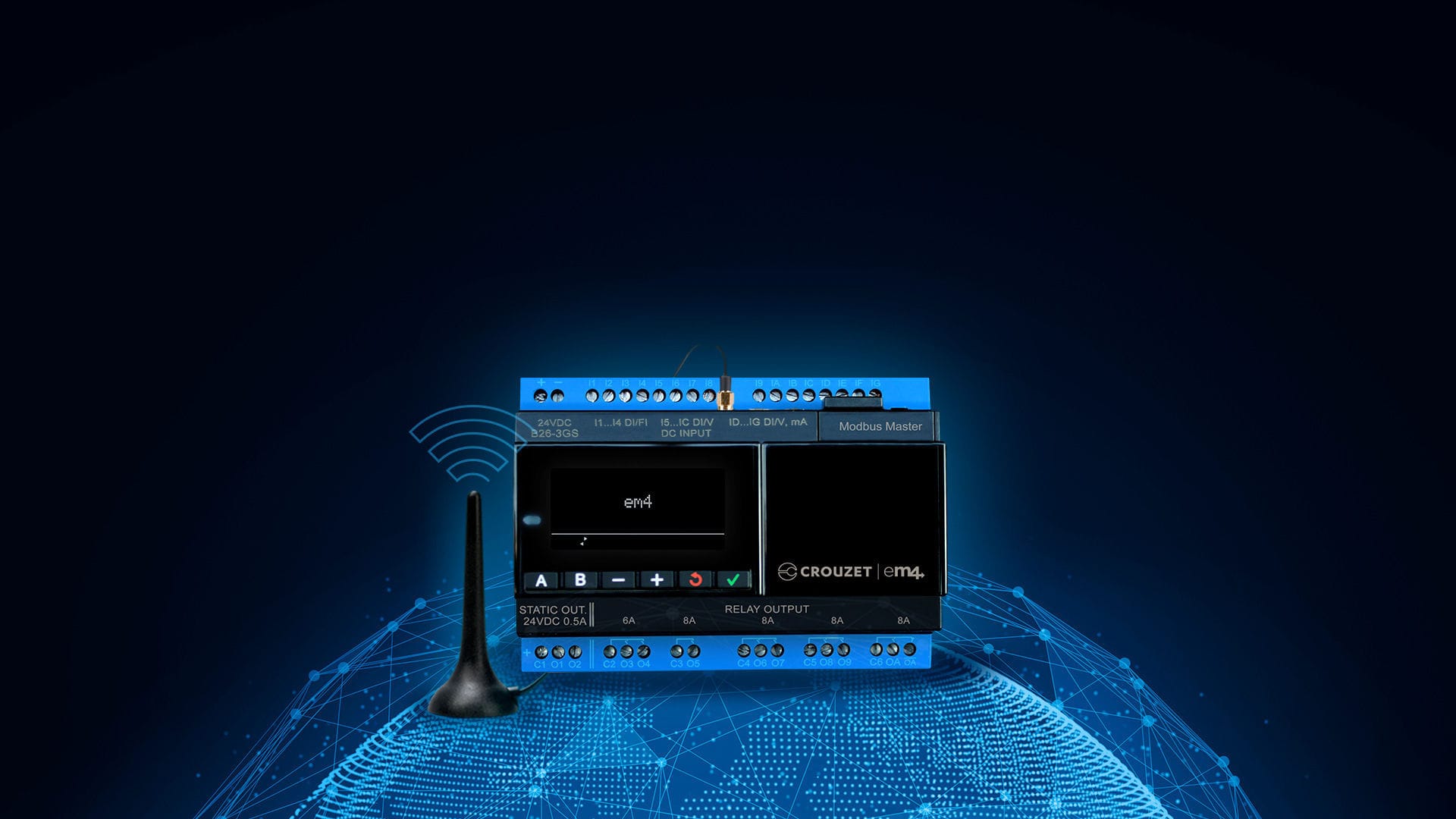 Sistema de control remoto modular - em4 Alert - Crouzet - E/S / para ...