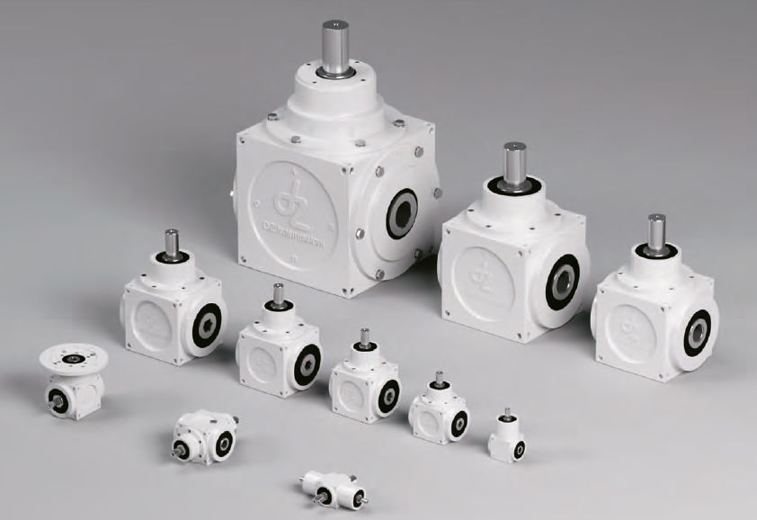 Reenvío angular 90° - QB series - SNT - con eje hueco / de aluminio