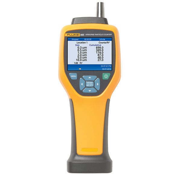 Contador de de partículas aéreas digital - 985 - FLUKE - electrónico / para HVAC / para sala blanca