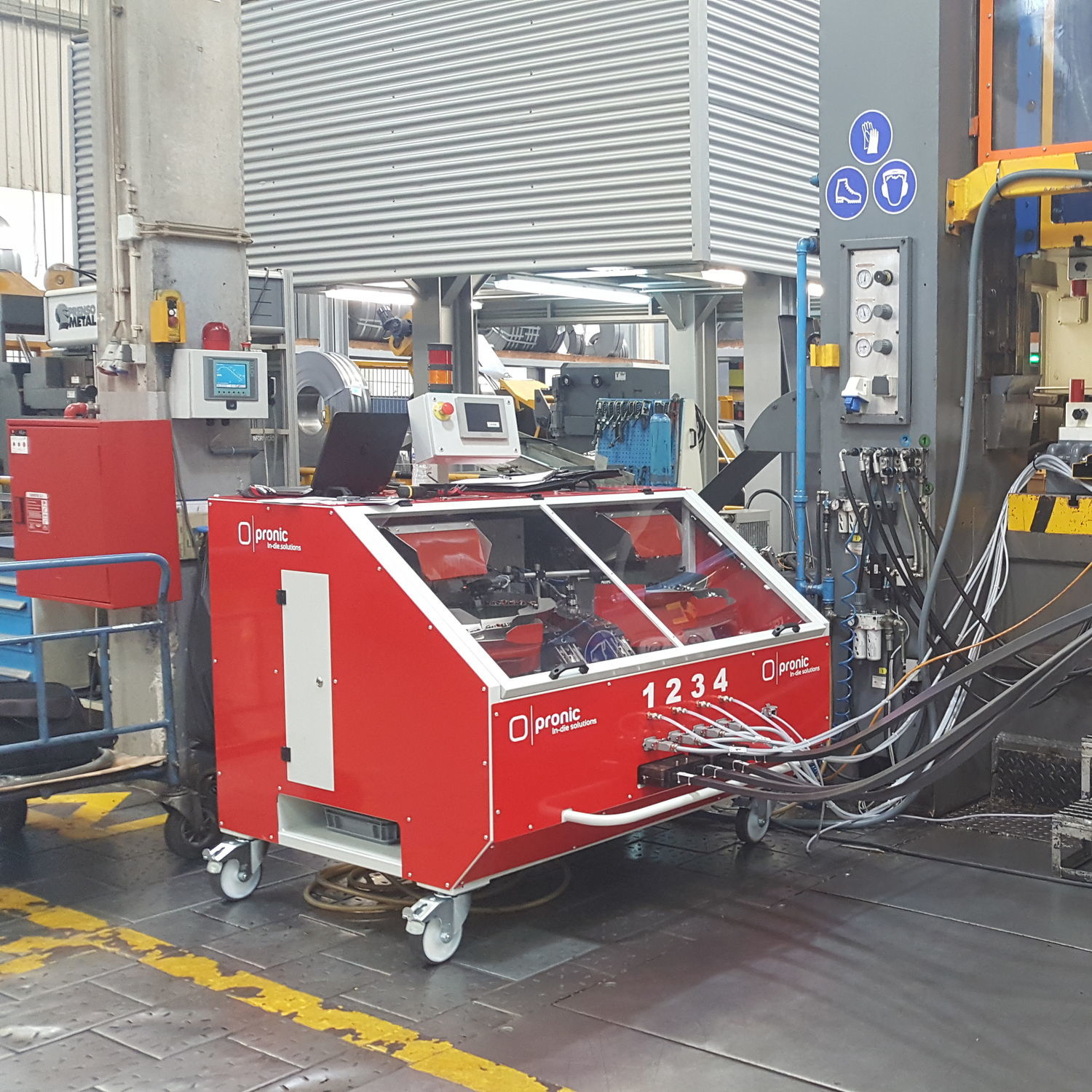 Insertadora neumática - PRONIC SAS - para insertos roscados