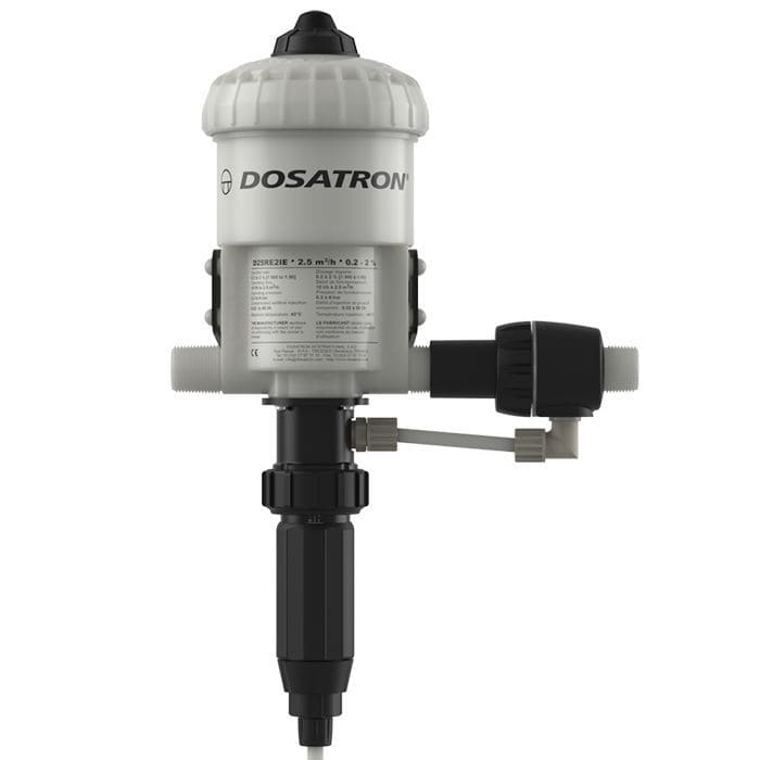 Dosificador de agua - D25 IE PVDF series - DOSATRON - con bomba a pistón / proporcional