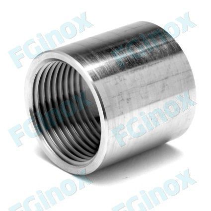 Medio manguito de acero inoxidable - EF15B - FG INOX - cilíndrico