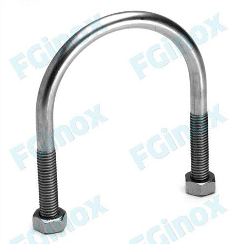 Estribo de acero inoxidable - BETR89 - FG INOX - roscado / para tuberías