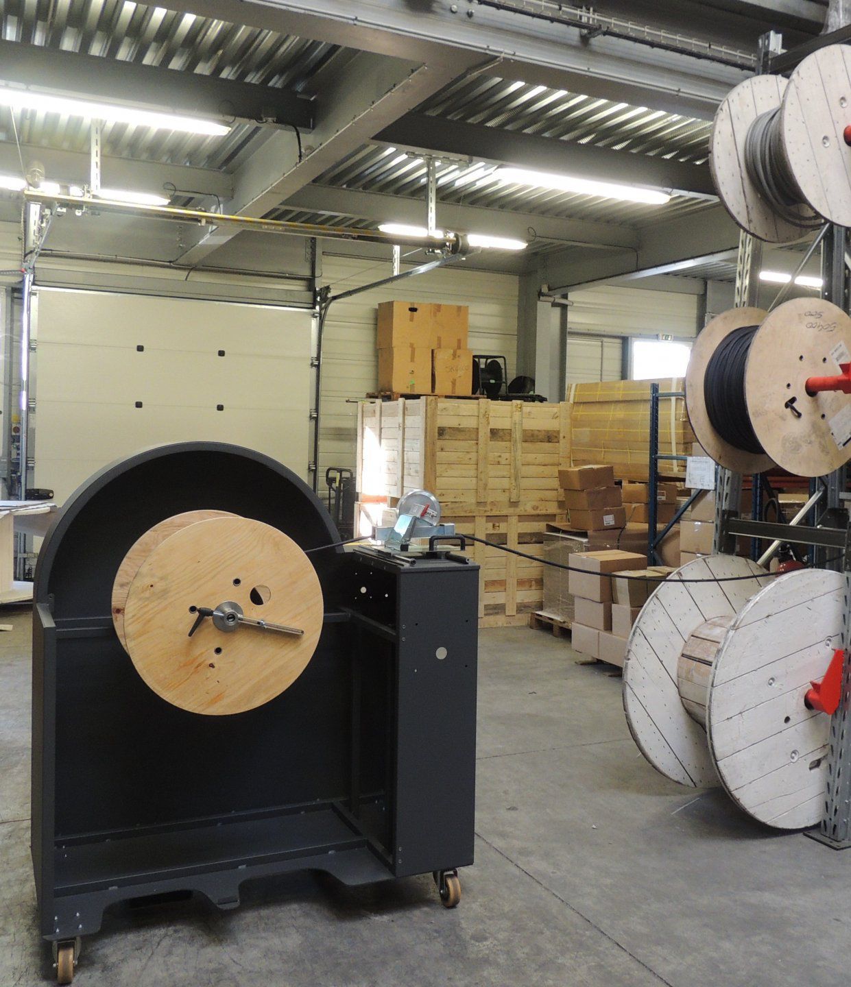 Bobinadora manual / de cables / con dispositivo de medición de la ...