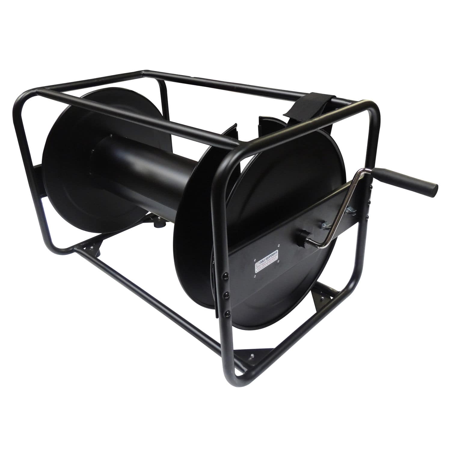 Enrollador para cable eléctrico - EM320 series - CABLE EQUIPEMENTS - de manivela / móvil / de acero