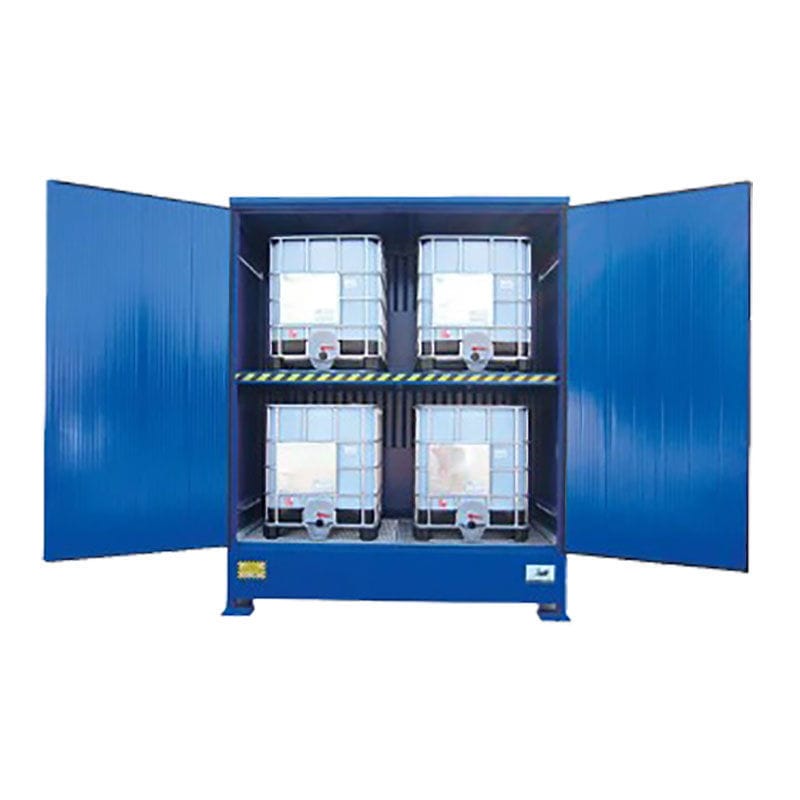 Contenedor IBC de acero - CIS2X2PB - MANERGO - para líquido / de ...