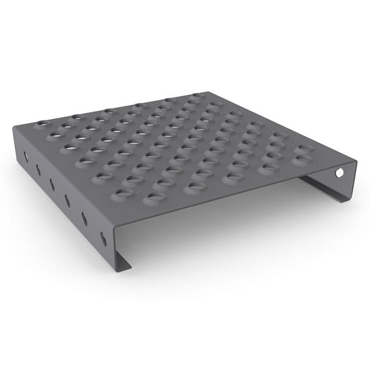 Rejilla de chapa perforada - Tolgrip N - Meiser - de acero galvanizado ...