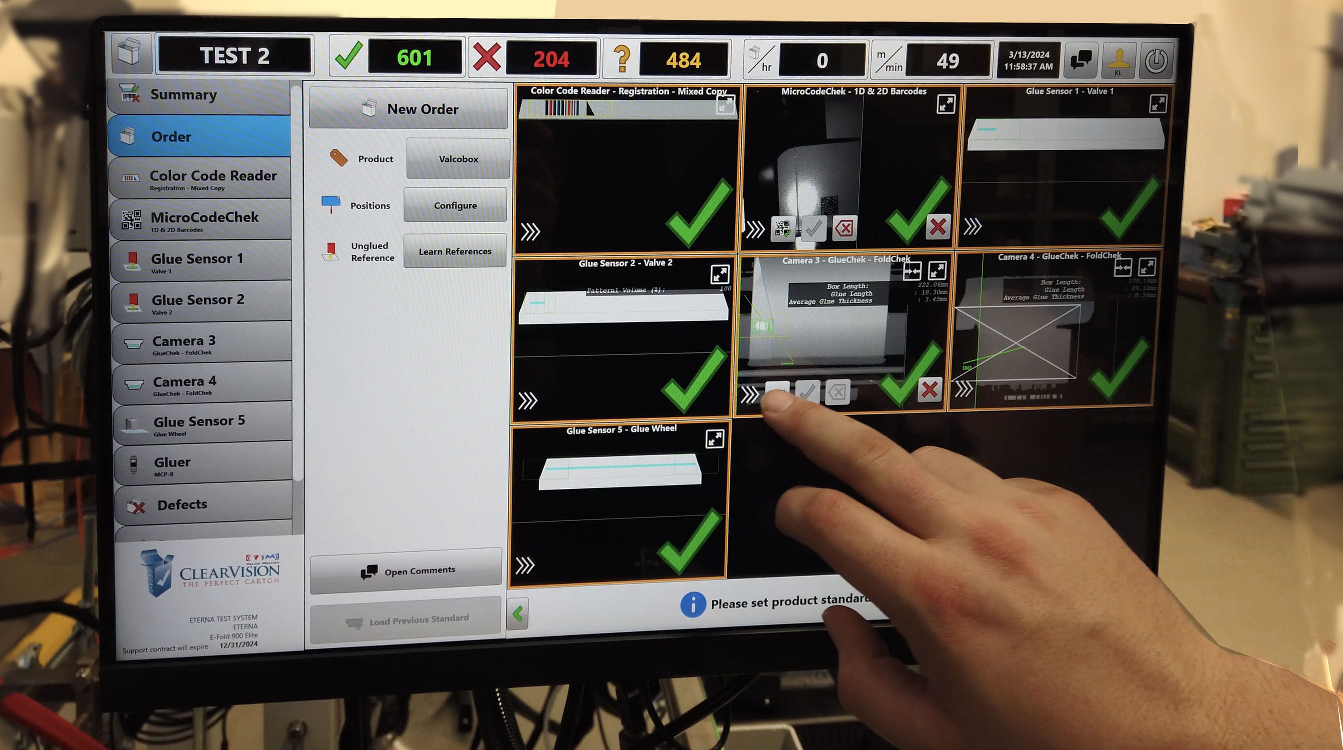 Sistema visual de control de calidad - CLEARVISION - Valco Melton