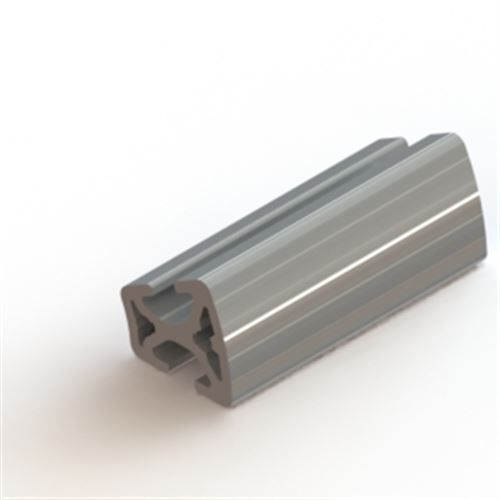 Perfil de aluminio - BASE05E0046 - elcom SAS - redondo / para la industria / de peso ligero