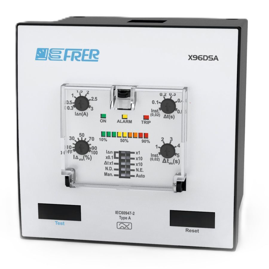 Relé de protección de fuga a tierra - X96DSA - FRER - para red y ...