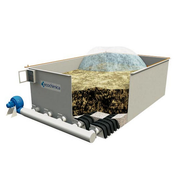 Biofiltro de aire - BIO-COMP® - Ecochimica System - de partículas / de ...