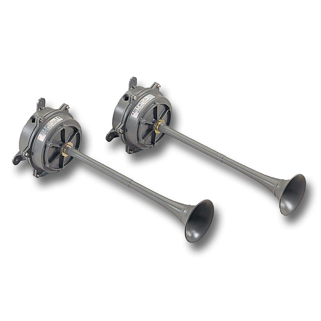 Claxon de alarma neumático de interior/de exterior - 55, 56 - FEDERAL ...