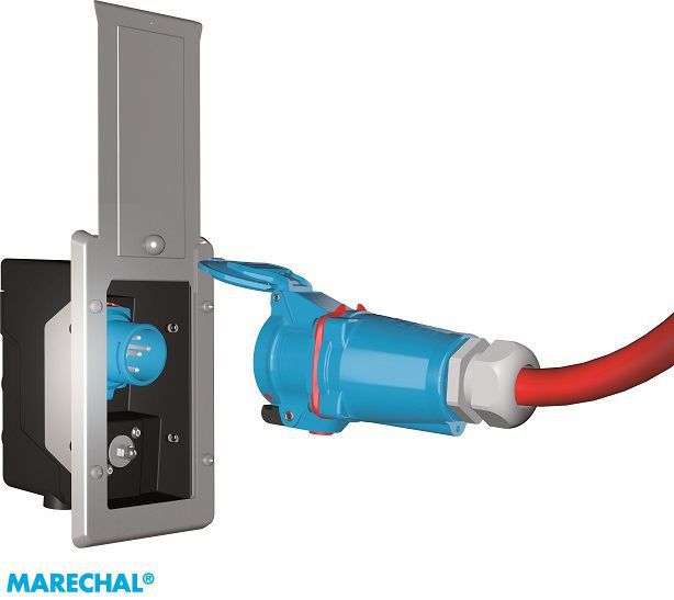 Tomacorriente empotrable - Rettbox® series - MARECHAL ELECTRIC - con en carcasa estanca / IP66 ...