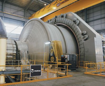 Molino horizontal - Gearless AG/SAG Mills - Metso Corporation