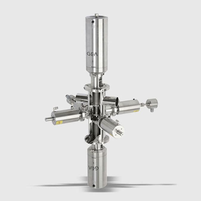 Válvula neumática - Aseptomag® DDK - GEA Procomac S.p.A. - antimezcla ...