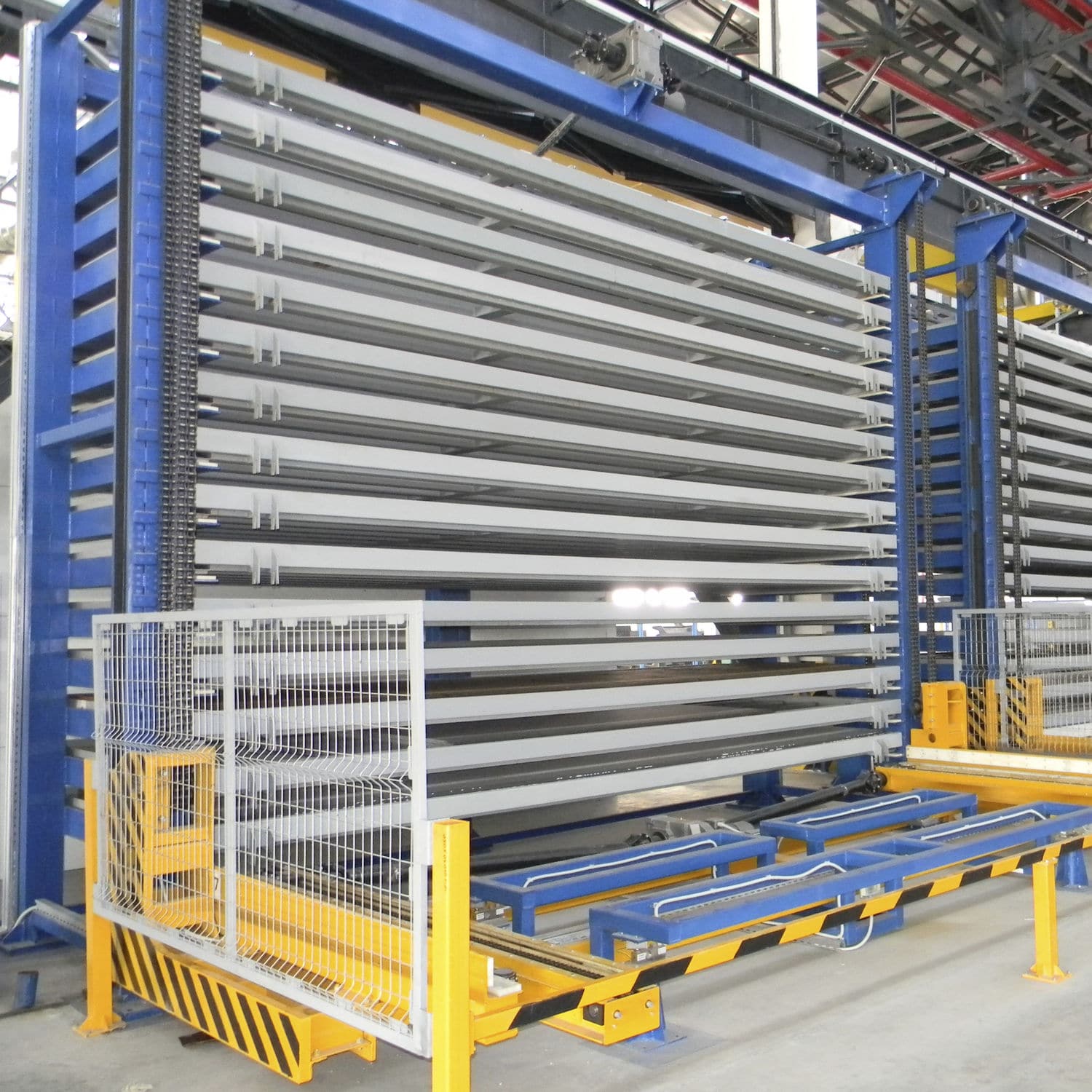 Almacén automático vertical - Techvagonmash - para chapas