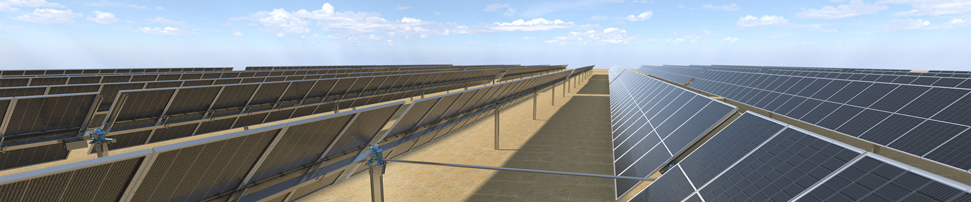 Seguidor solar 1 eje - Agile - 1P - Trina Solar - IP65 / RS-485