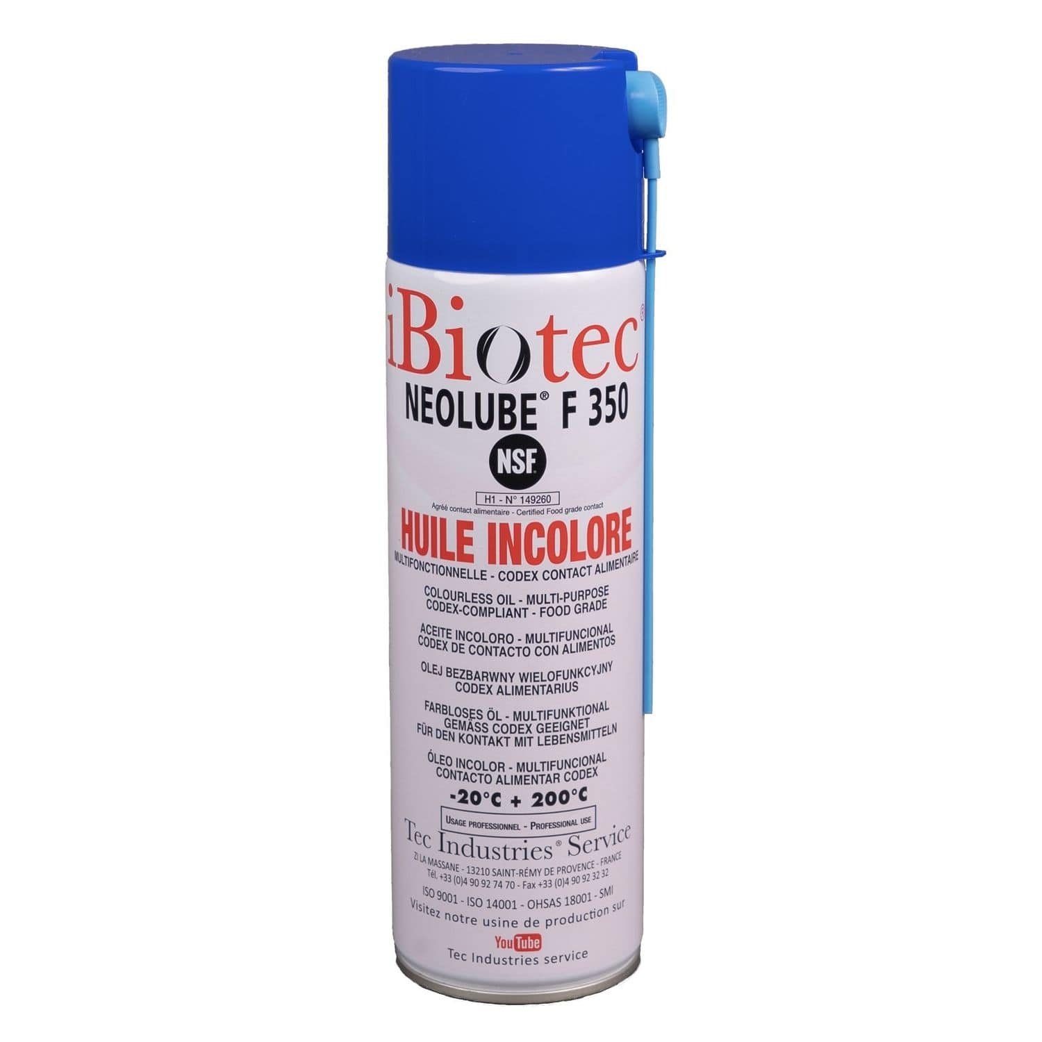 Aceite de lubricación - NEOLUBE® F 350 - TEC INDUSTRIES SERVICE ...