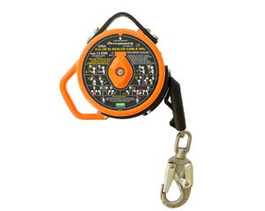 Línea de vida retráctil - V-TEC™ Mini - MSA - horizontal / para trabajo ...