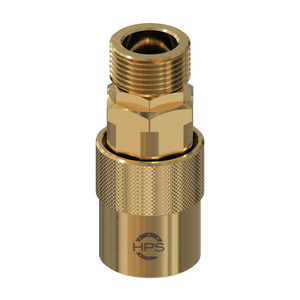 Racor de encaje - HPS International - hidráulico / de latón / macho