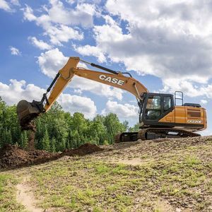 Excavadora intermedia - CX300E - Case - con orugas / diésel