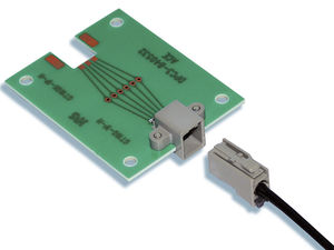 Conector coaxial - DF54 series - Hirose Electric Europe B.V. - hilo a tarjeta / SMT / PCB