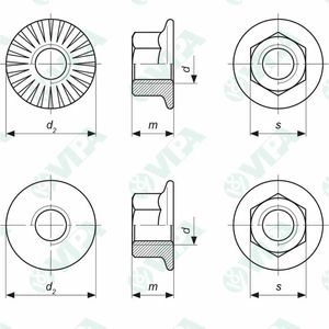 Tuerca hexagonal - 8056689432818 - VIPA spa - de castillo / de acero ...