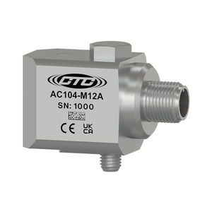 Acelerómetro triaxial - AC115-M12D - CTC - hermético