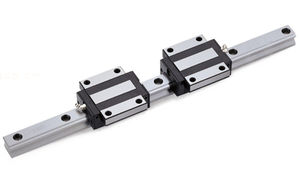 Riel de guiado lineal - MSR E/LE - PMI - de rodillos / con jaula de ...