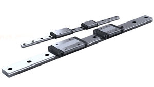 Riel de guiado lineal - MSR E/LE - PMI - de rodillos / con jaula de ...