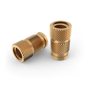 Inserto roscado - 862 - Specialinsert s.r.l. - moleteado / de latón ...