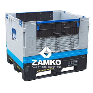 Caja-palé de plástico - PUG.b75.F - ZAMKO - para uso industrial ...