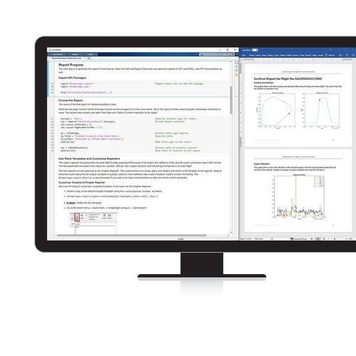 Software para informes - MATLAB Report Generator™ - The MathWorks - automatizado