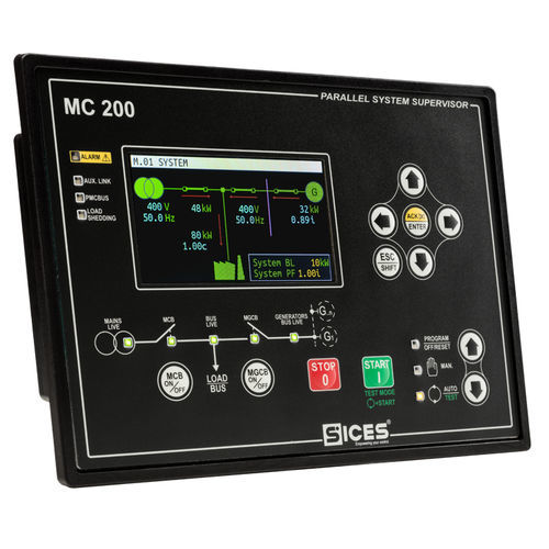 Controlador para grupo electrógeno AMF - MC 200 - S.I.C.E.S. - paralelo